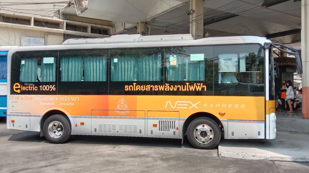 จองตั๋วรถมินิบัสไฟฟ้ากรุงเทพฯ เอกมัย - ศรีราชา เอกมัยไปศรีราชา