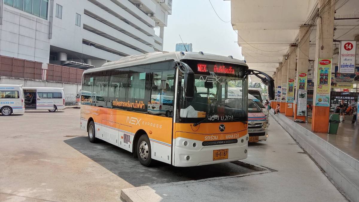 จองตั๋วรถมินิบัสไฟฟ้าเอกมัย - ฉะเชิงเทรา เอกมัยไปฉะเชิงเทรา